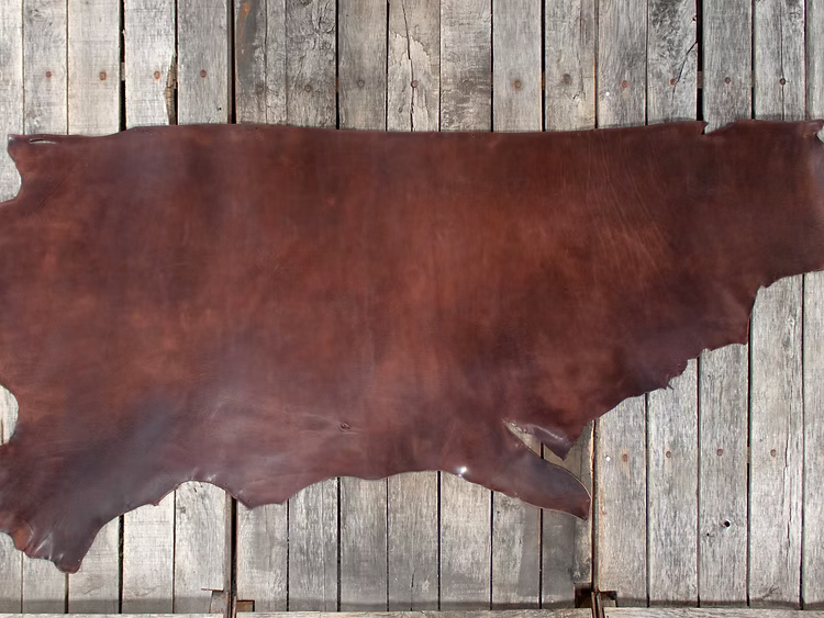 Bridle Leather Sides, 8/10 oz, Walnut