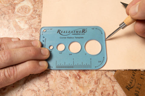 Corner Radius Template Tool & Stitch Guide – Shop Realeather